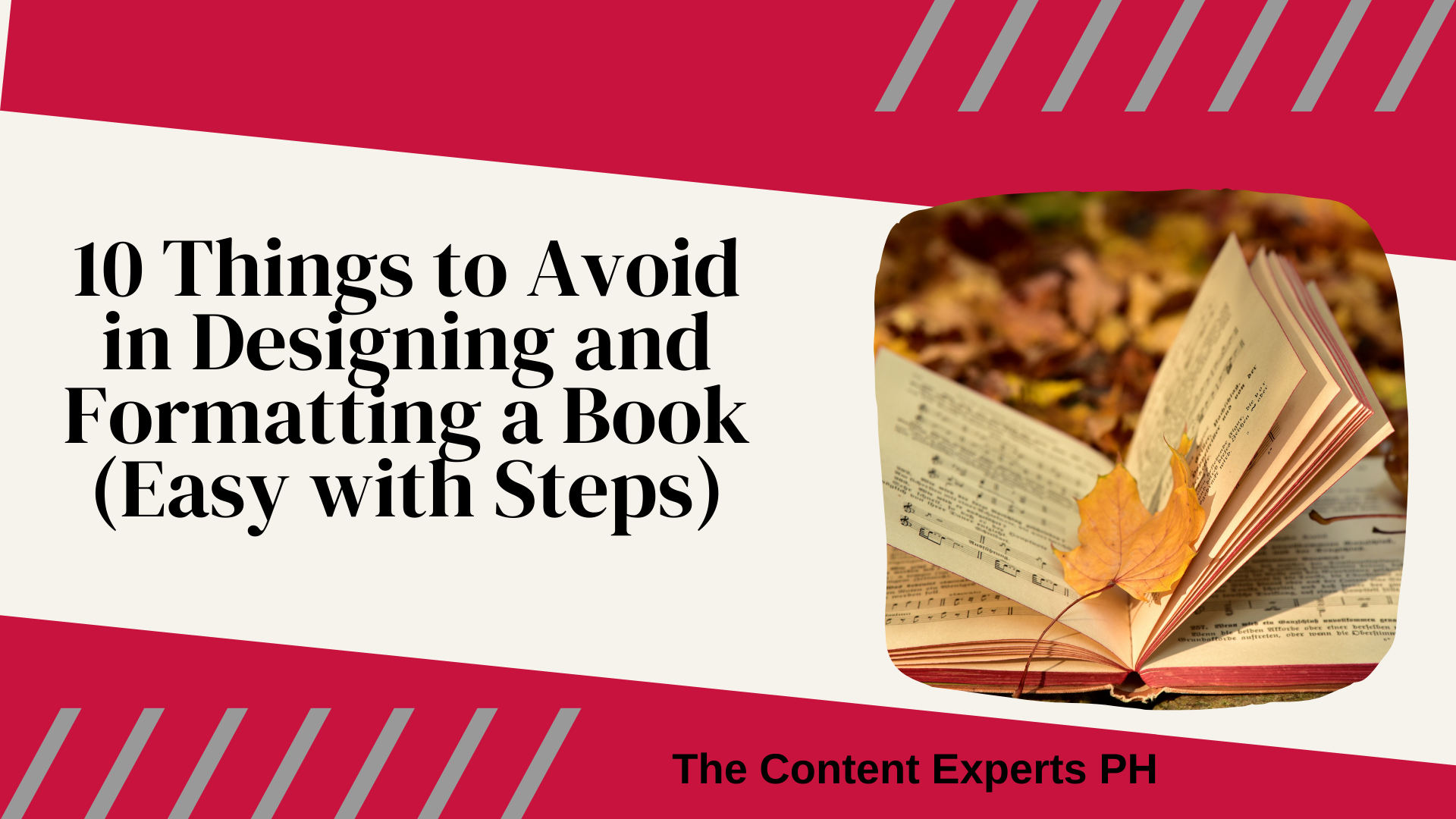 10 Things to Avoid in Designing and Formatting a Book (Easy with Steps ...